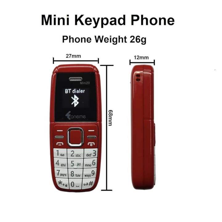 Oneme Mini Keypad Phone | Daraz.com.np