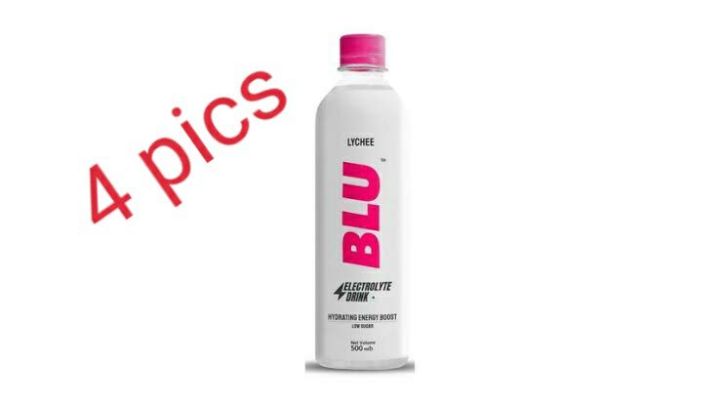 (4pis)BLU Lychee Electrolyte Drinks 500ml | Daraz.com.bd