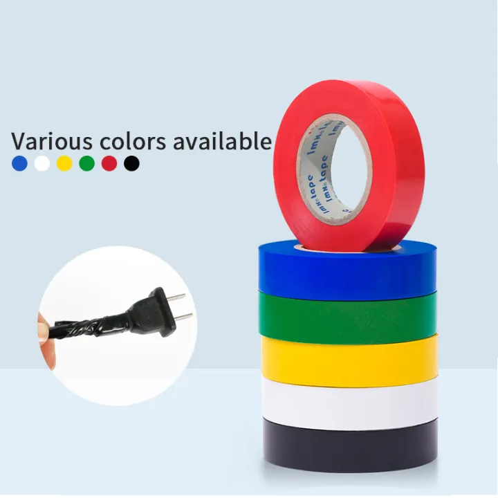 14 M/Roll Color Electrical Tape PVC Wear-resistant Insulating ...