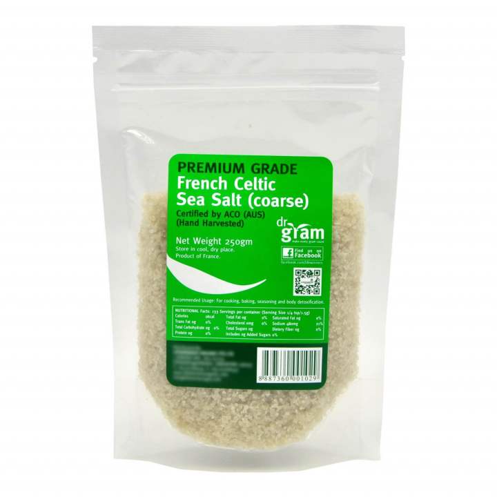 Dr. Gram French Celtic Sea Salt (Coarse)- 250gm | Daraz.com.bd