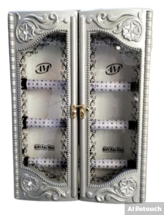 Bangles Stand 2 door / 3 layers bangles stand / wooden jewellery stand ...