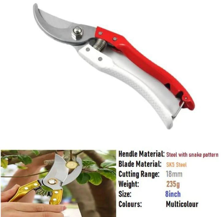 8Inch Prunning scissor/ Shear/ Garden Scissor for Plants gardening ...