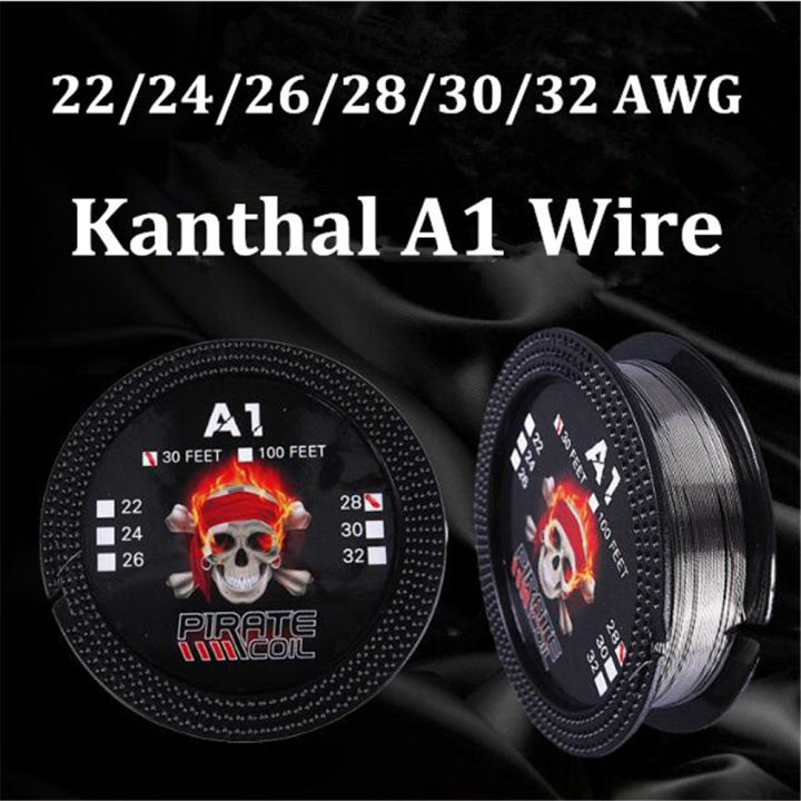 1 Roll Kan--thal A1 Wire Coil 22/24/26/28/30/32ga Gauge AWG 30feet ...