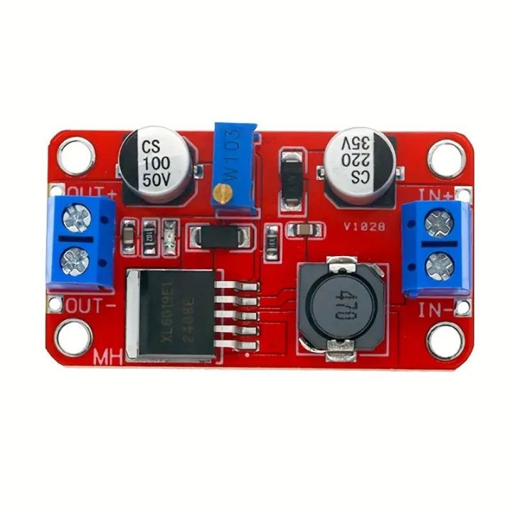 5A DC-DC Step Up Power Module Boost Volt Converter 3.3V-35V to 5V 6V 9V 12V 24V XL6019, Red ...