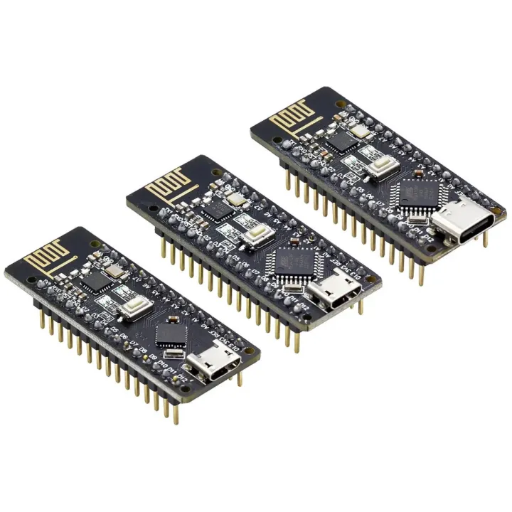 RF-Nano for Arduino Nano V3.0, Micro USB Nano Board ATmega328P QFN32 5V 16M CH340, Integrate ...