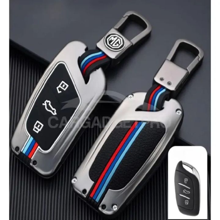 MG HS Stainless Steel key Cover Premium Key Case for MG | Daraz.pk