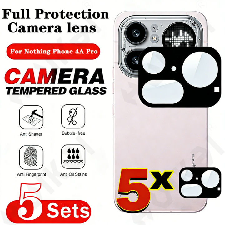 5 Pcs Camera Lens Protector Glass for Nothing Phone 4A Pro Full Cover ...