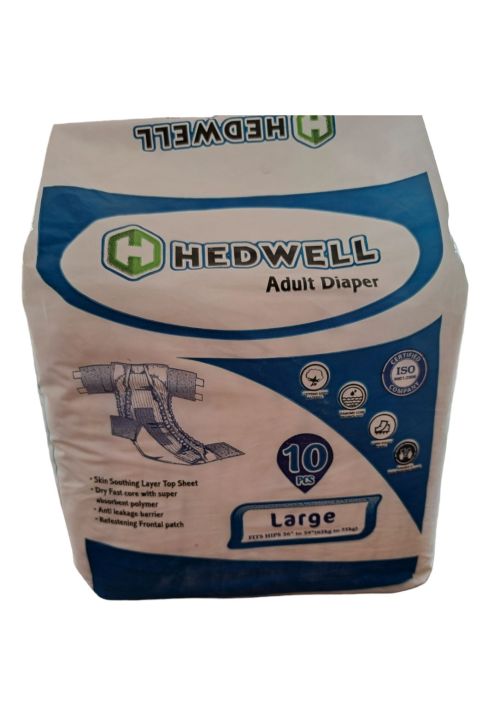 Headwell Adults Diapers Large Size ( 65 Kg to 75 Kg ) | Daraz.pk