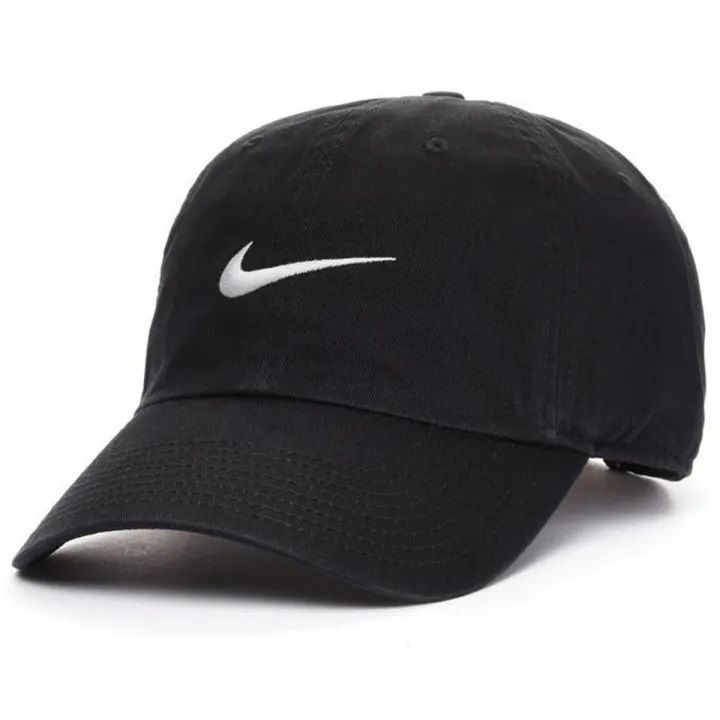 Mens Black Cap with Iconic Swoosh Logo | Cap for Men | Daraz.com.bd