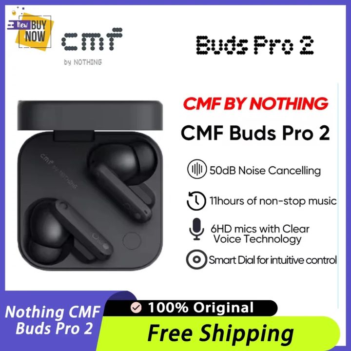 Nothing Buds Pro 2 Bluetooth 5.3 Earphones Wireless 50 dB Hybrid Active ...