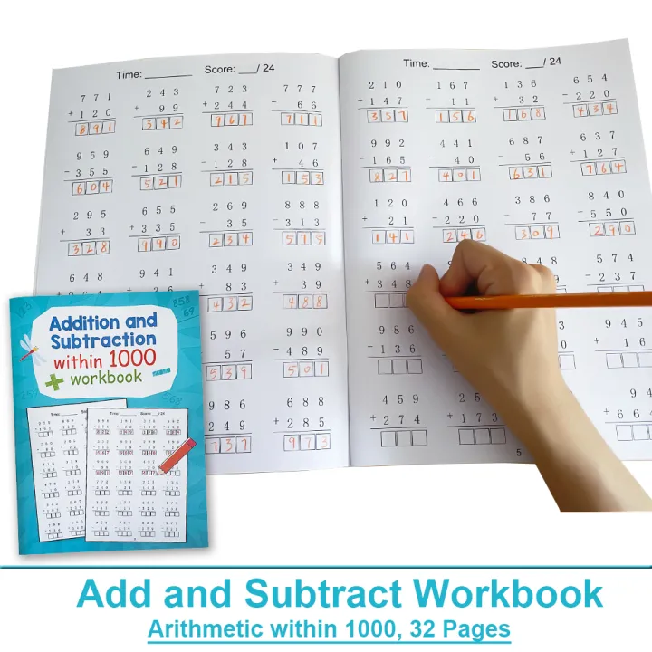 Addition and subtraction within 1000 Maths Workbook Primary School ...