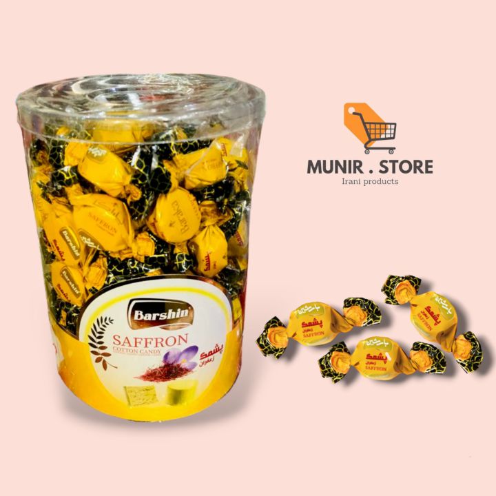 BARSHIN SAFFRON COTTON CANDY 🍬 ( original Irani) | Daraz.pk