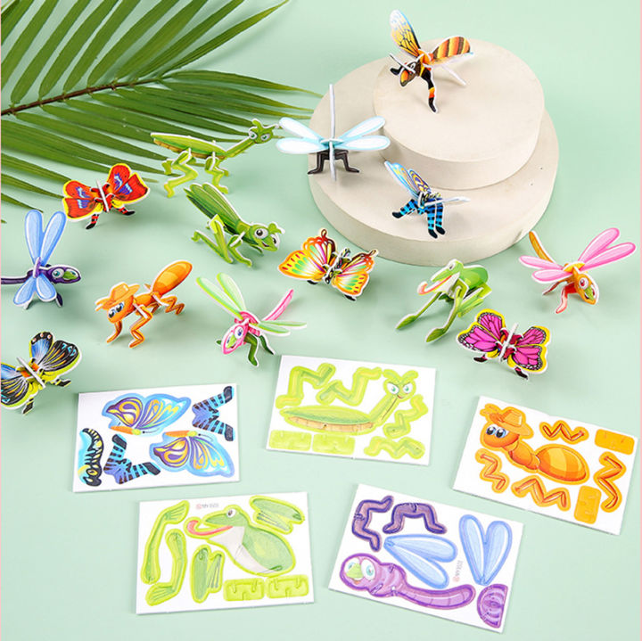 30Pcs Funny Insect Paper Jigsaw Puzzles Educational Toys for Kids ...