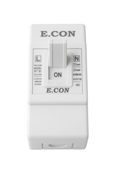 Safety On/Off Switch 40A/2P, 250V AC (E-CON) | Daraz.pk