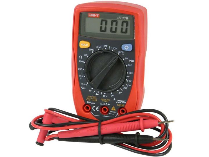 UNI-T UT33B AC/DC VOLTAGE PALM SIZE DIGITAL MULTIMETER | Daraz.lk