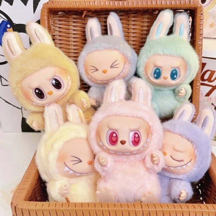 Labubu Have a Seat Monster Original Plush Keychain Blind Box, Random ...