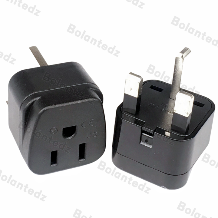 Canada US To UK Plug Adapter 13A Type A Type B to Type G England ...