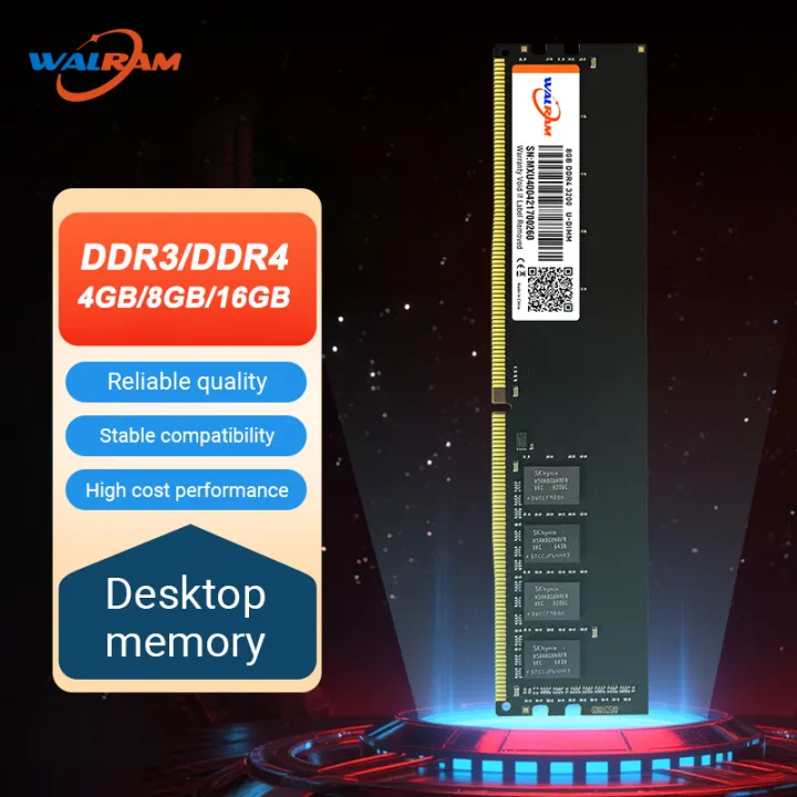Walram Memoria Ram DDR4 16GB Desktop RAM DDR3 8GB 4GB 1600MHz 1333MHz ...