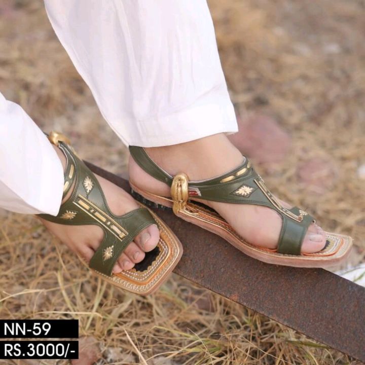Simple lawa chappal also a zari lawa chappal fully hand made for mens ...