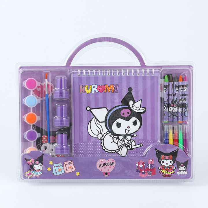 2026 New Sanrio Stationery Set Kuromi My Melody Cinnamoroll Kids Stamp ...