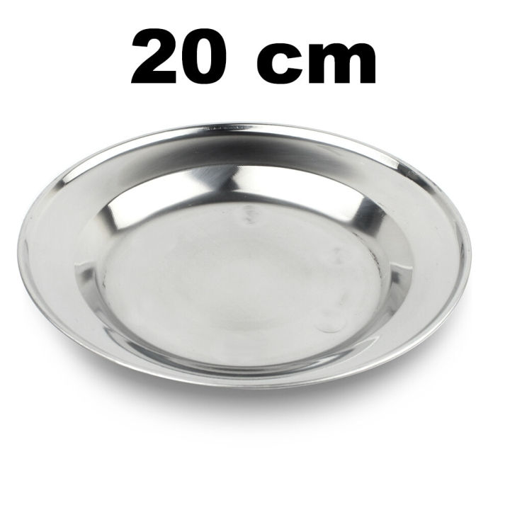 20 cm stainless steel plate model Food-plate-stainless-steel-00g-Boss ...