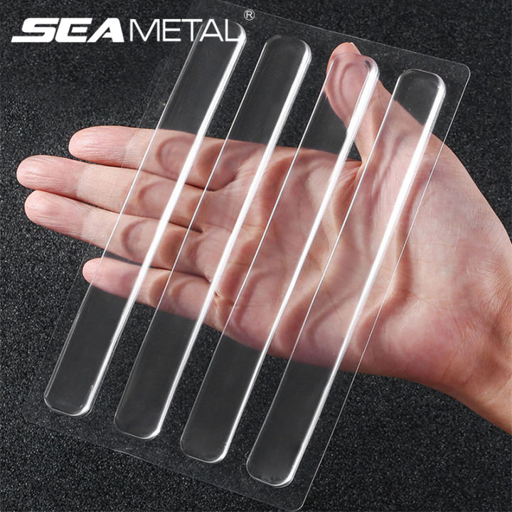 SEAMETAL 10Pcs Car Door Transparent Tape Anti Collision Protector Sticker Door Edge Protection ...