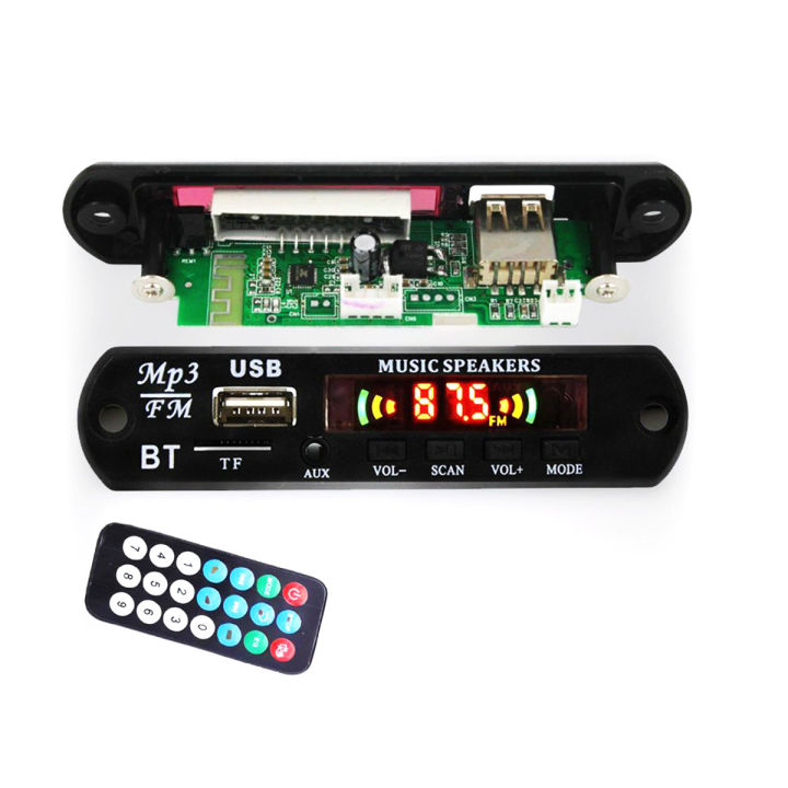 Amplifier USB FM TF Radio Audio Module Music Speaker 3.5mm TF Card AUX ...