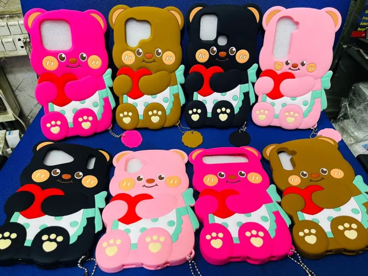 Iphone 16 pro Max Taddy bear silicone cover | Daraz.pk
