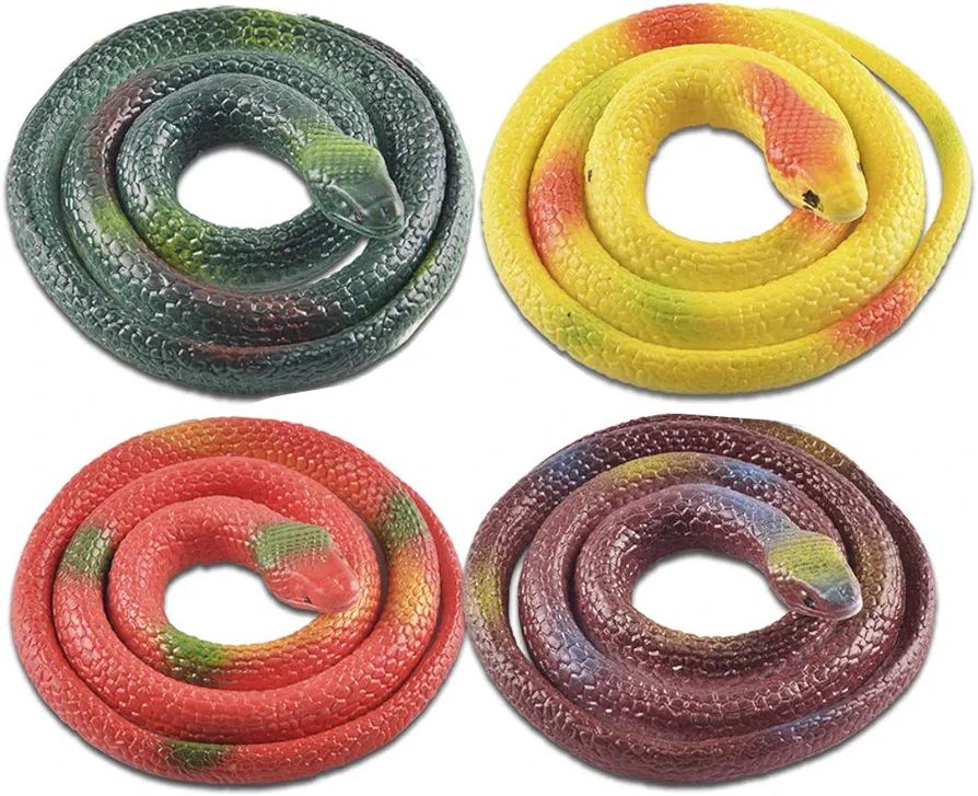 Realistic Rubber Snake Toy 275 inch 1piece - BornilShop