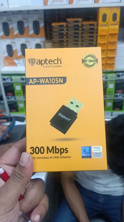 Rifah Aptech AP-WA105N 300Mbps Wireless Wifi USB Adapter | Daraz.com.bd