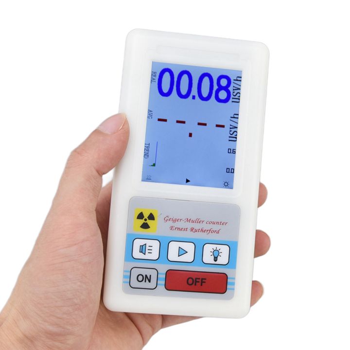 Geiger Counter Radioactive Detector Multifunctional Battery Powered ...