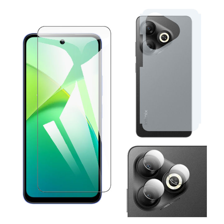 3-in-1 Full Body Kit for Infinix Smart 10 HD : Polish + Matte + Camera ...