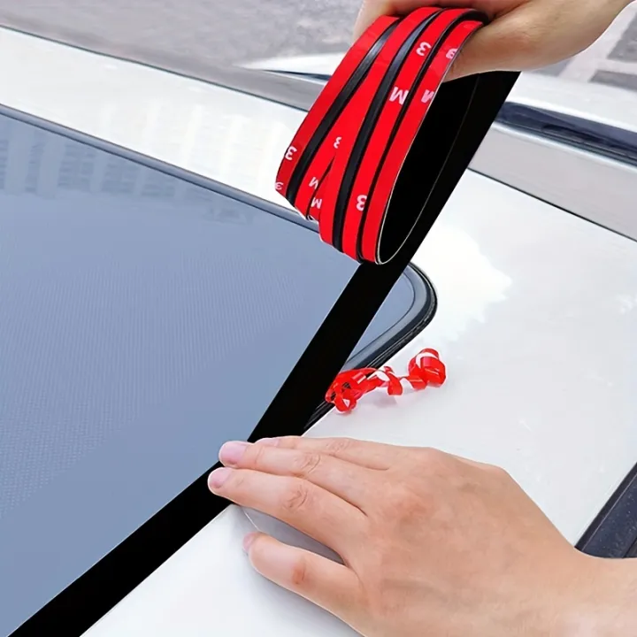 Car Rubber Seal Strips Auto Seal Protector Sticker Window Edge ...