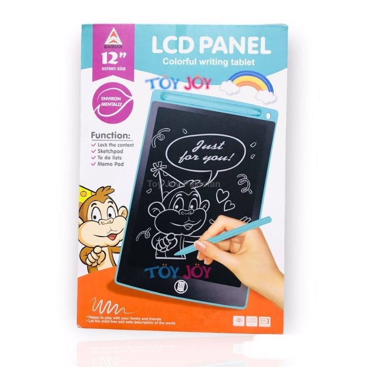12 Inch Multicolour Smart LCD Writing Tablet / Educational Toy ...