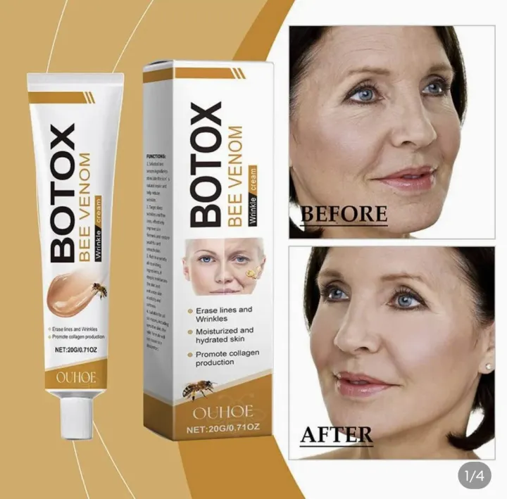 Botox Cream Bee Venom Wrinkle Cream - Anti Aging And Collagen Boosting ...