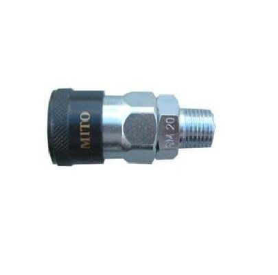Mito 20sm air coupler threaded outside coupler air hose connector SM-20 ...