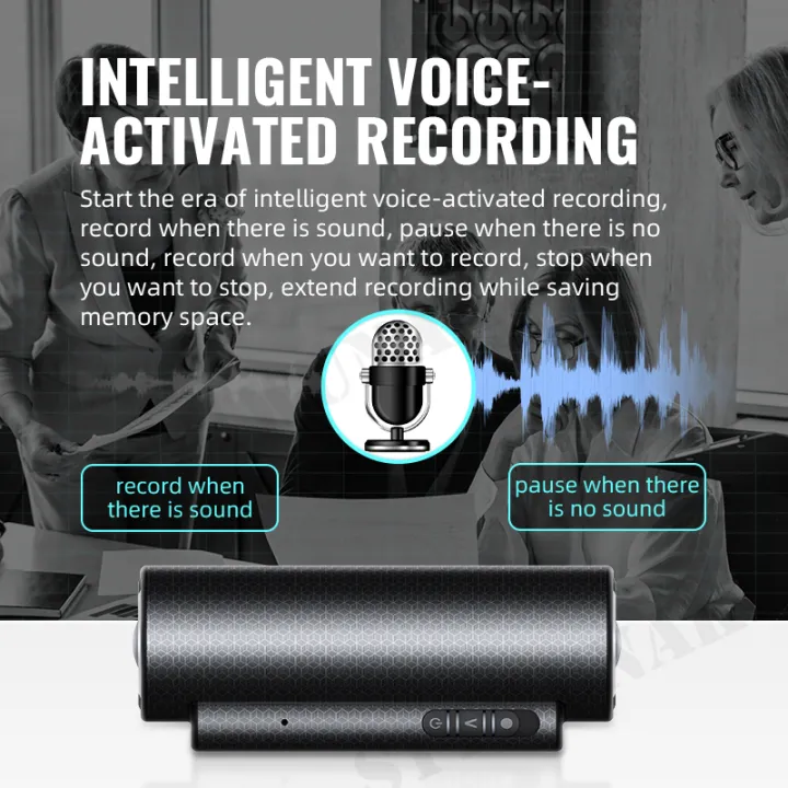Mini voice recorder 600 hours digital recording device professional ...