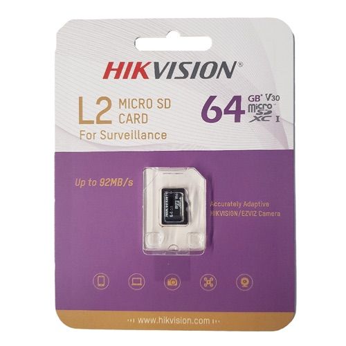 Hikvision L2 Series 64GB Micro SD (TF) Memory Card | Daraz.com.np