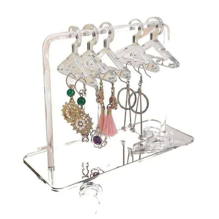Acrylic Earring Displays Clear Hanger Earrings Display Stand with 8 ...