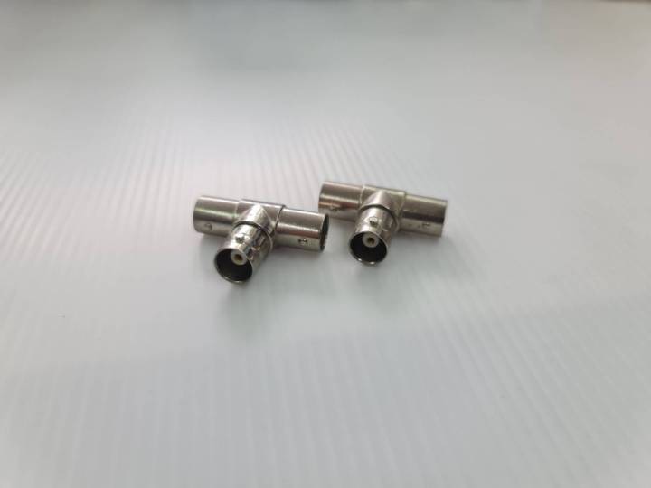 2 x BNC splitter (male) for CCTV and other applications | Shop.com.mm