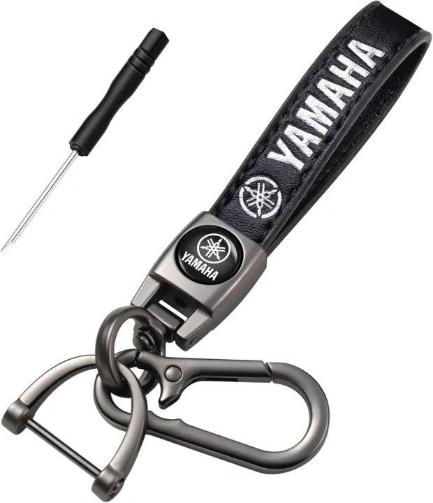 Yamaha Premium Leather Key Chain and key ring for Yamaha Scooters and ...