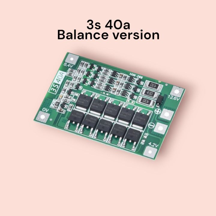 3s 40a balance version li-ion BMS | Daraz.com.bd