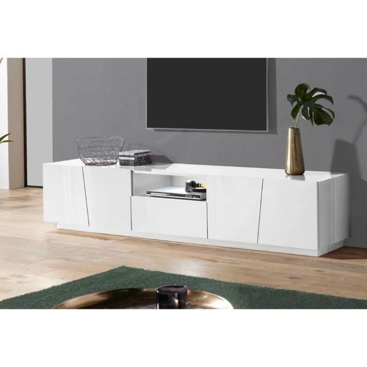 White Modern Tv Unit | Daraz.com.np