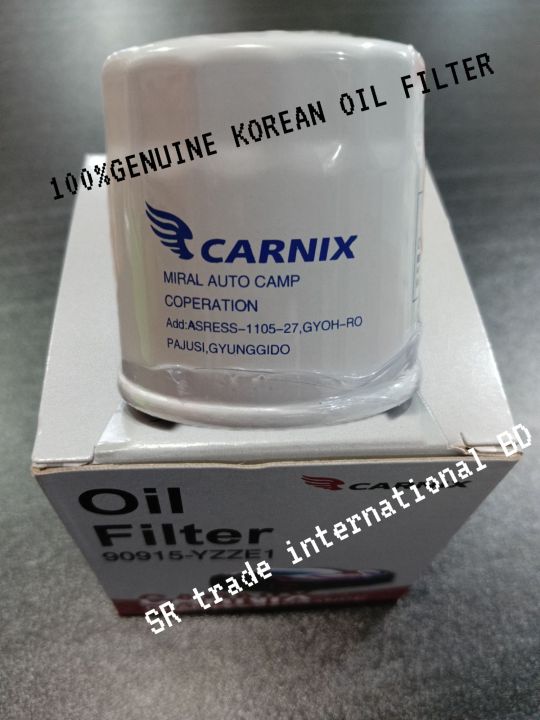 100%GENUINE KOREAN OIL FILTER.Model No:90915-YZZE1 axio,allion,primeo ...