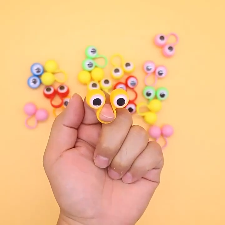 Eye Finger Puppets Eye on Ring Wiggly Eyeball Finger- 5pcs | Daraz.com.bd