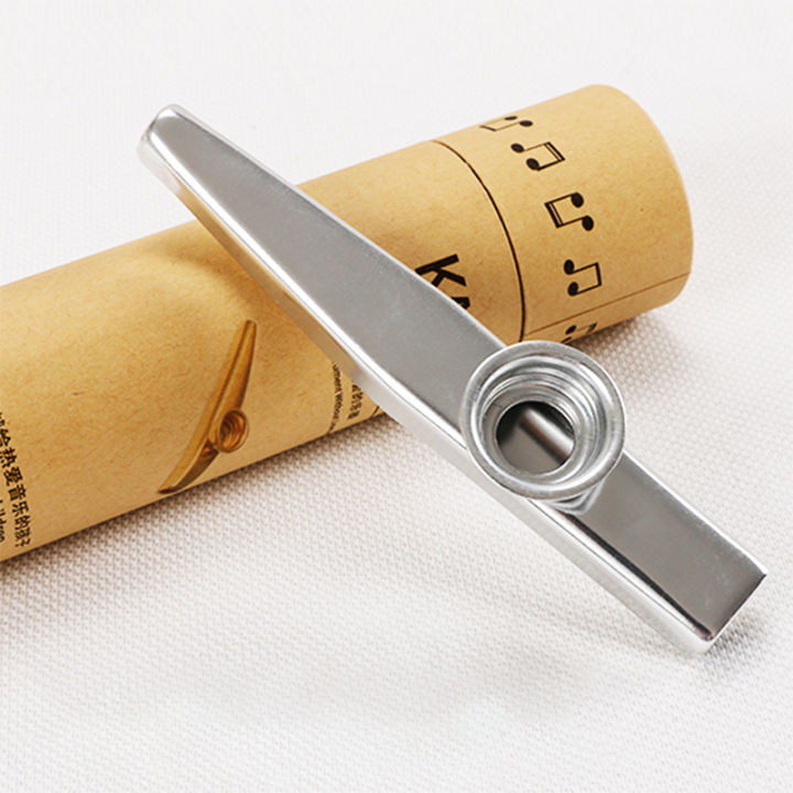 Metal Kazoo Musical Instruments with 5 Pcs Flute film Gift Simple And ...