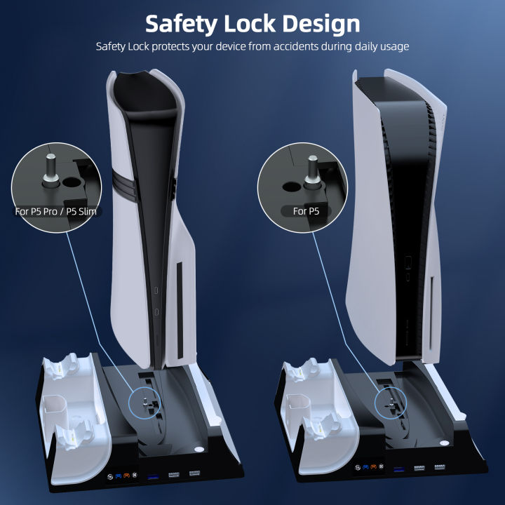 PS5/PS5 slim Game console multi-function cooling base P5 Wireless ...