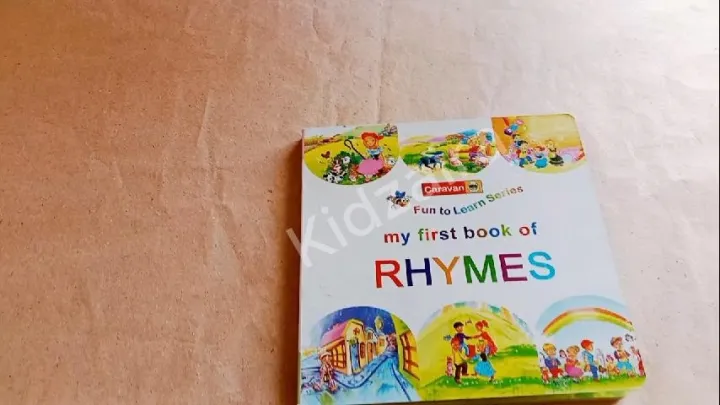 My First Rhymes Board Book for Kids – Caravan Fun to Learn | Colorful ...