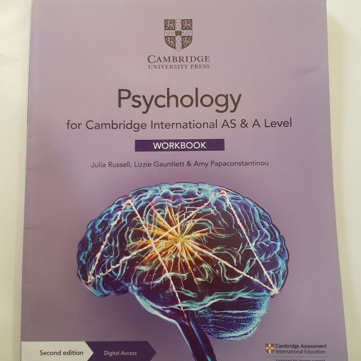 PSYCHOLOGY FOR CAMBRIDGE INTERNATIONAL AS AND A LEVEL WORKBOOK BY JULIA ...