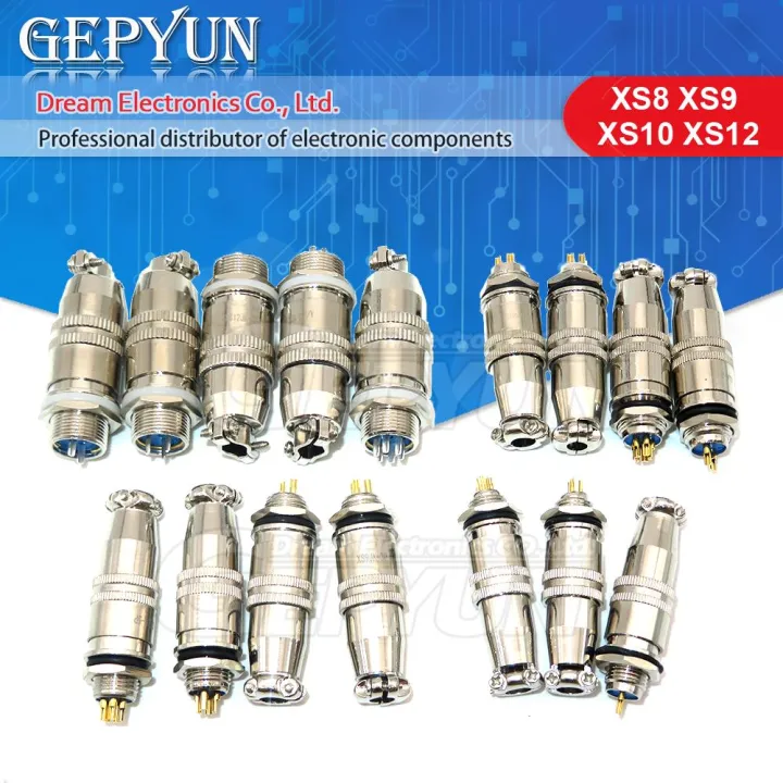 XS8 XS9 XS10 XS12 Aviation connector push-pull circular quick connector ...